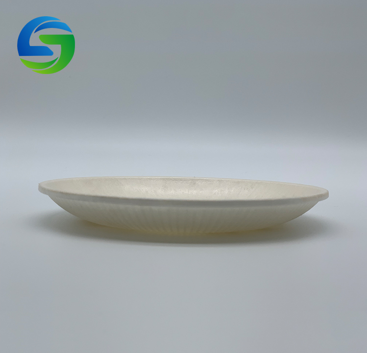Natural Fiber Eco Disposable Corn Starch Biodegradable Plates