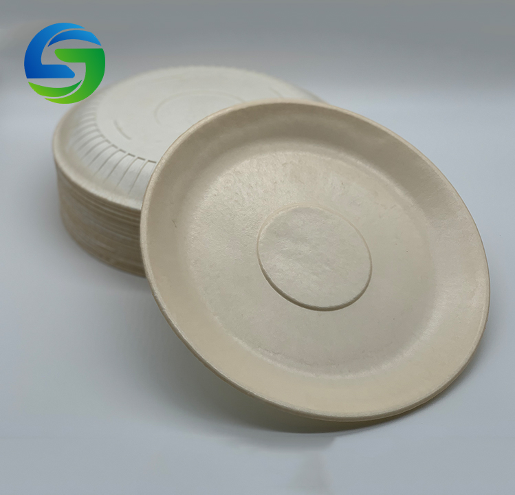 10 inch Corn Starch Biodegradable Disposable Plates for wedding party