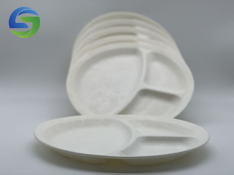 10 inch Corn Starch Eco friendly Disposable Plates for wedding party