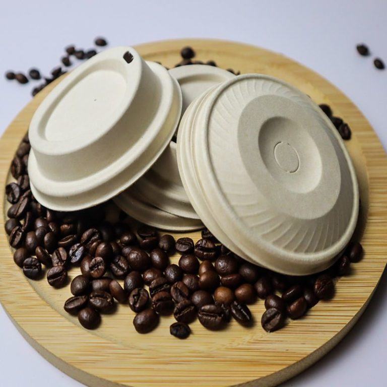 Cold lids, 8oz 12oz 16oz paper cups flat lids made from bagasse