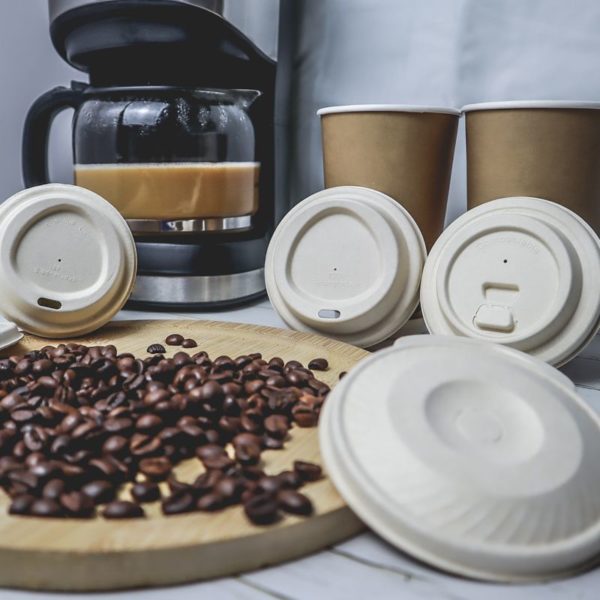 Cold lids, 8oz 12oz 16oz paper cups flat lids made from bagasse