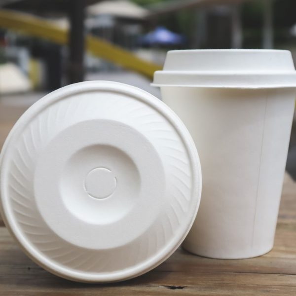 Cold lids, 8oz 12oz 16oz paper cups flat lids made from bagasse