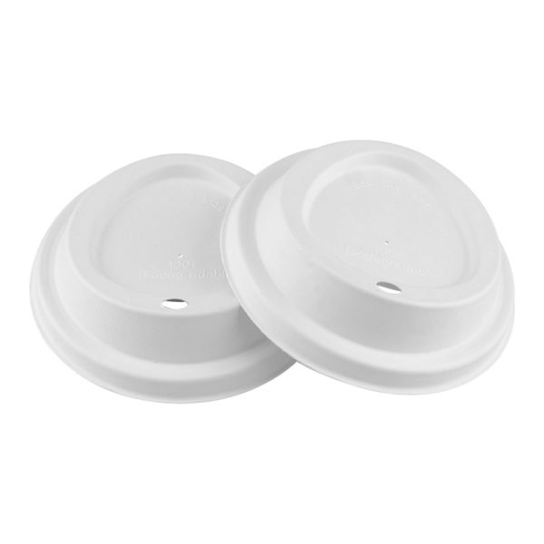 Biodegradable Coffee Cup Lid, Sugarcane Bagasse Pulp Manufacturer