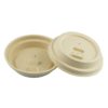 Eco Cup Lids ,100% Natural Plant Fiber Sugarcane Bagasse Lid Factory