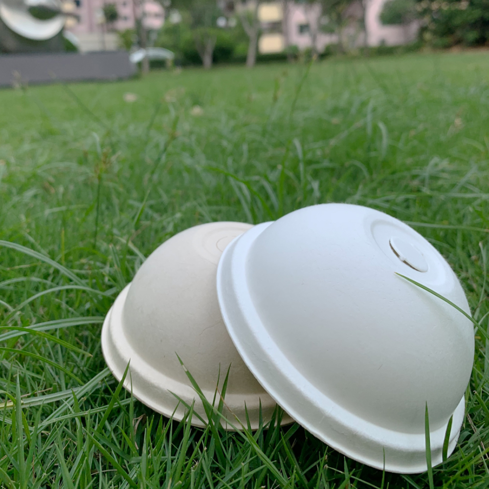 Disposable Biodegradable Bagasse Cup Lids, paper cup lids