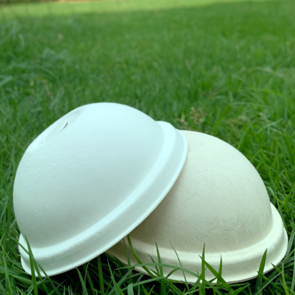 Disposable Biodegradable Bagasse Cup Lids, paper cup lids