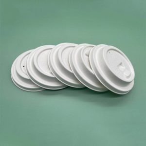 Biodegradable Sugarcane Bagasse Disposable Eco Friendly Coffee Lids