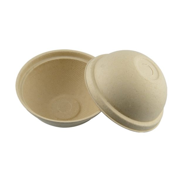Disposable Pulp Paper Biodegradable Coffee Lids , Hot Coffee Cup Lids