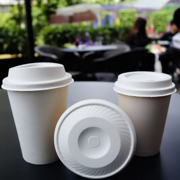 Hot Coffee Lids,Biodegradable Compostable Coffee Paper Cup Sippy Lids